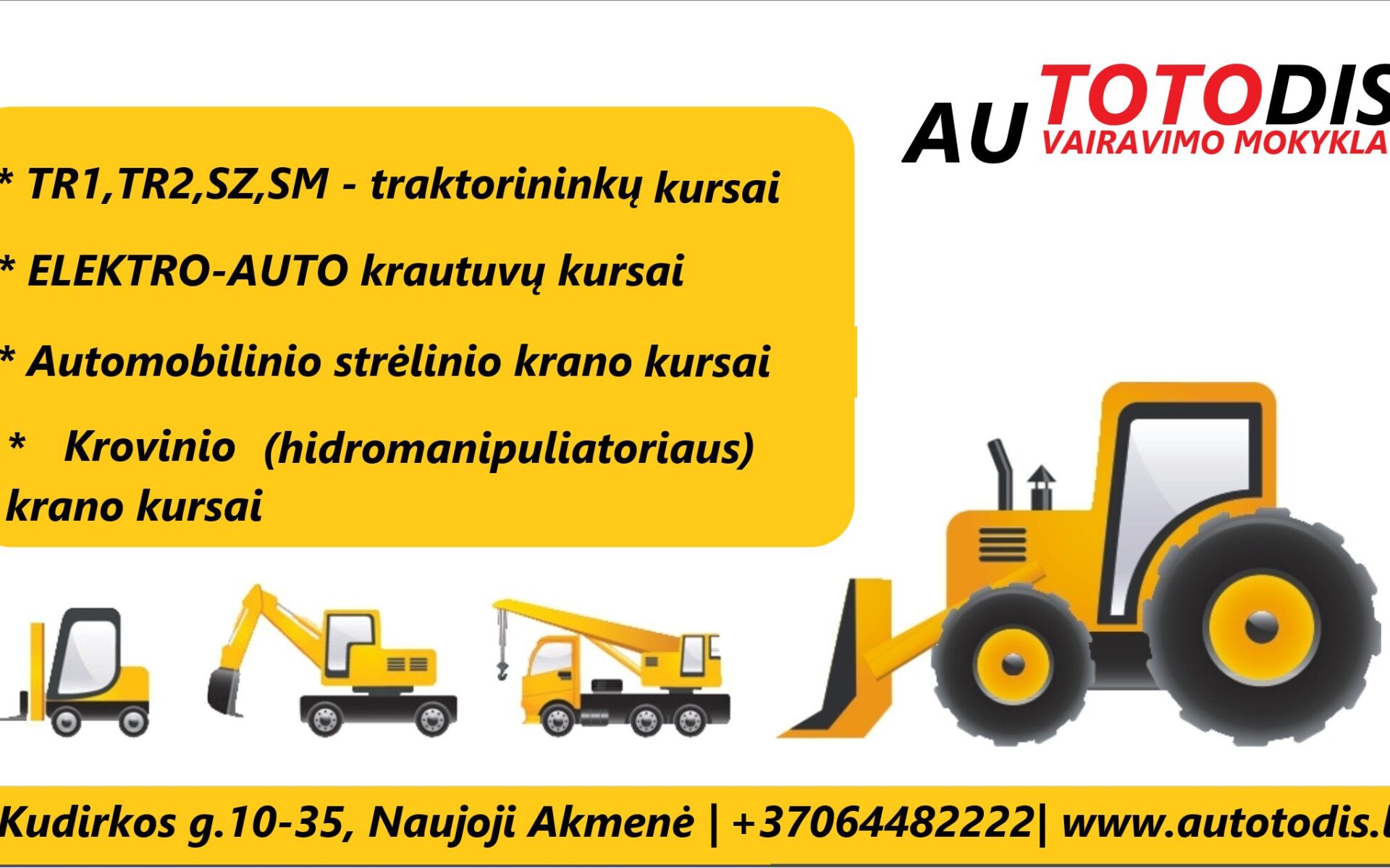 KROVIMO KRANO (HIDROMANIPULIATORIAUS) OPERATORIAUS MOKYMAI